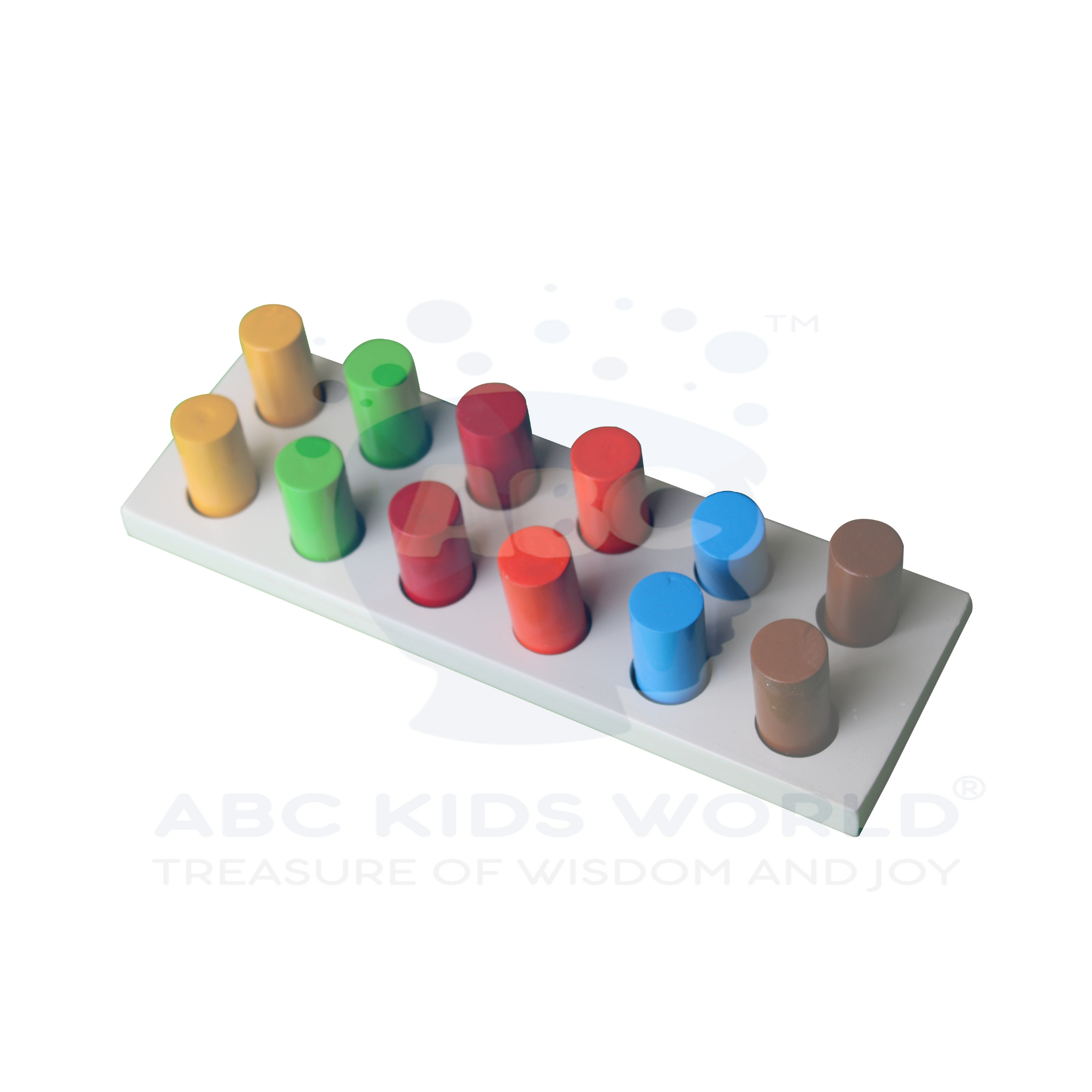 Color Pairing Cylinders – ABC KIDS WORLD
