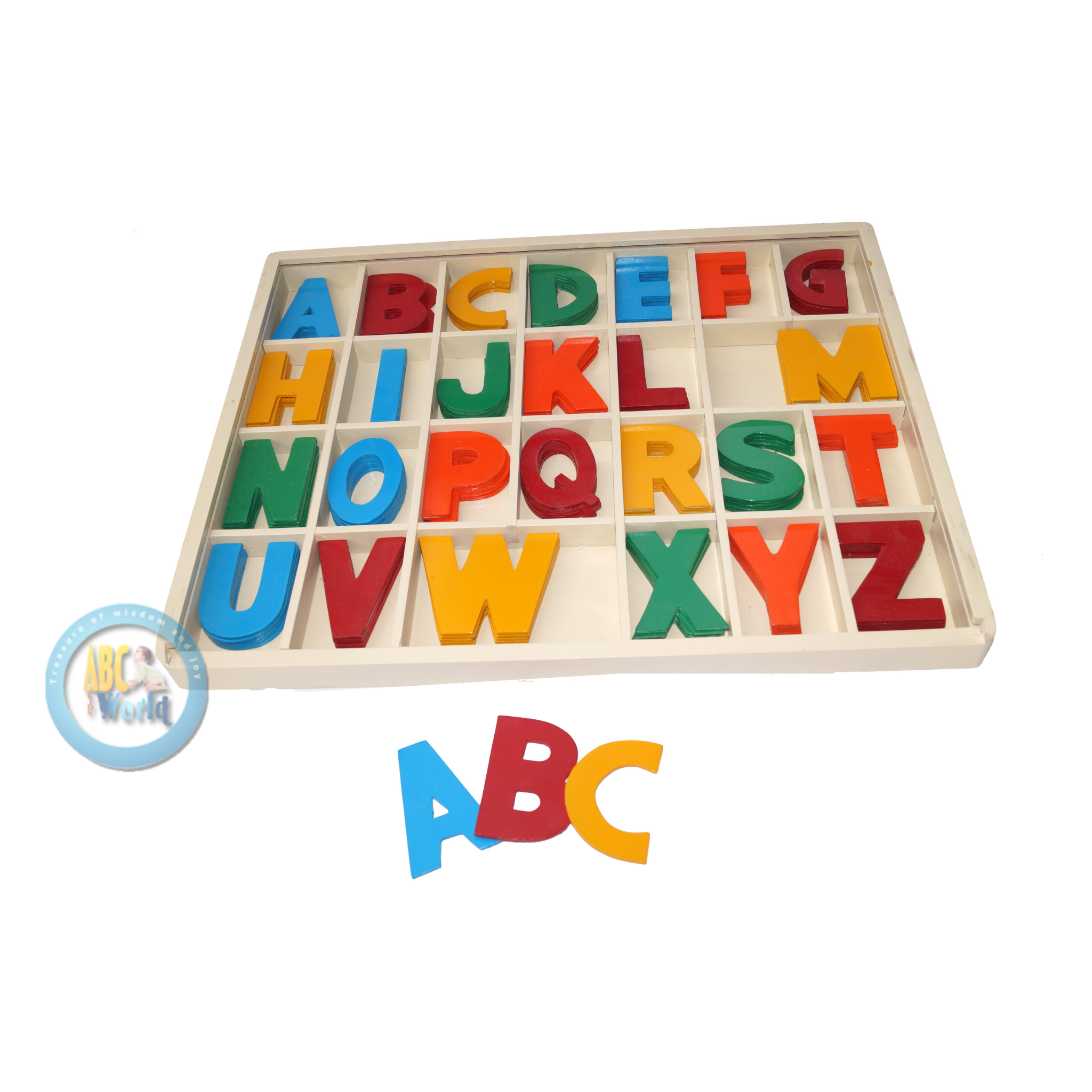 Movable Capital Alphabets - Multicolor - (5 Sets in a Box) – ABC KIDS WORLD