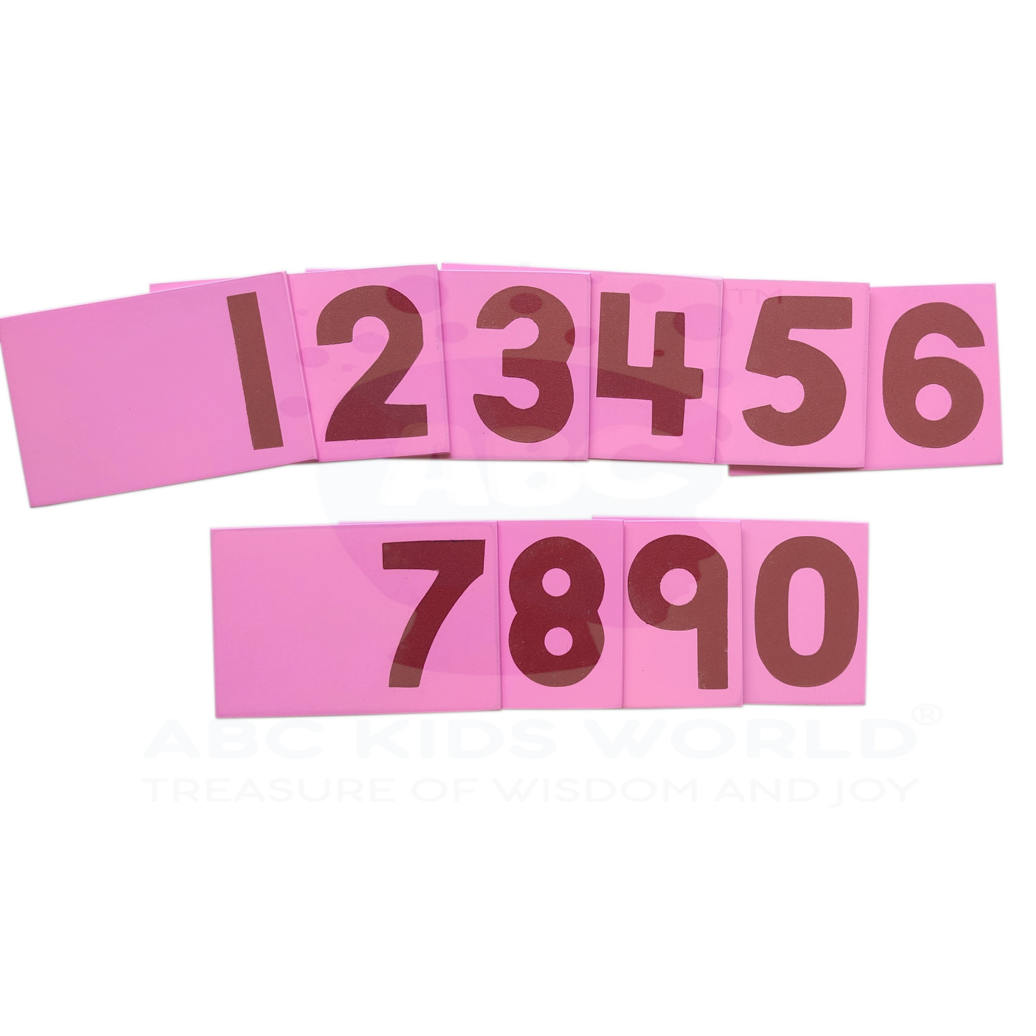 Sand Paper Numbers Set – ABC KIDS WORLD