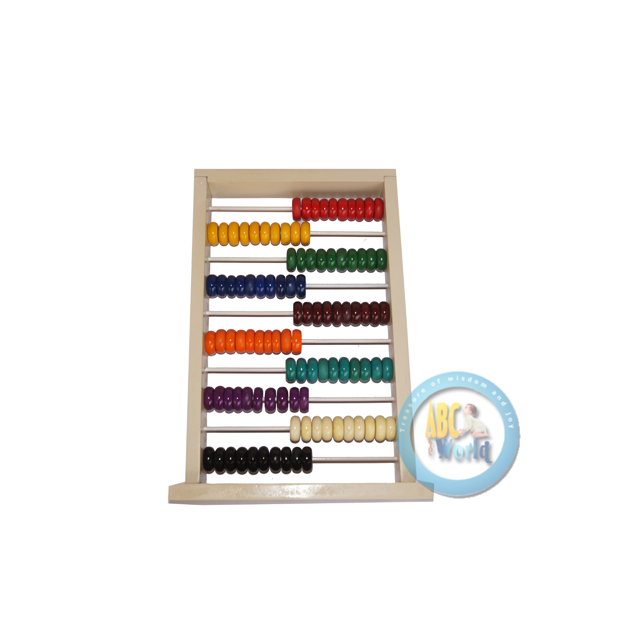 Standard Abacus 10 to 10 with Wooden Beads – ABC KIDS WORLD